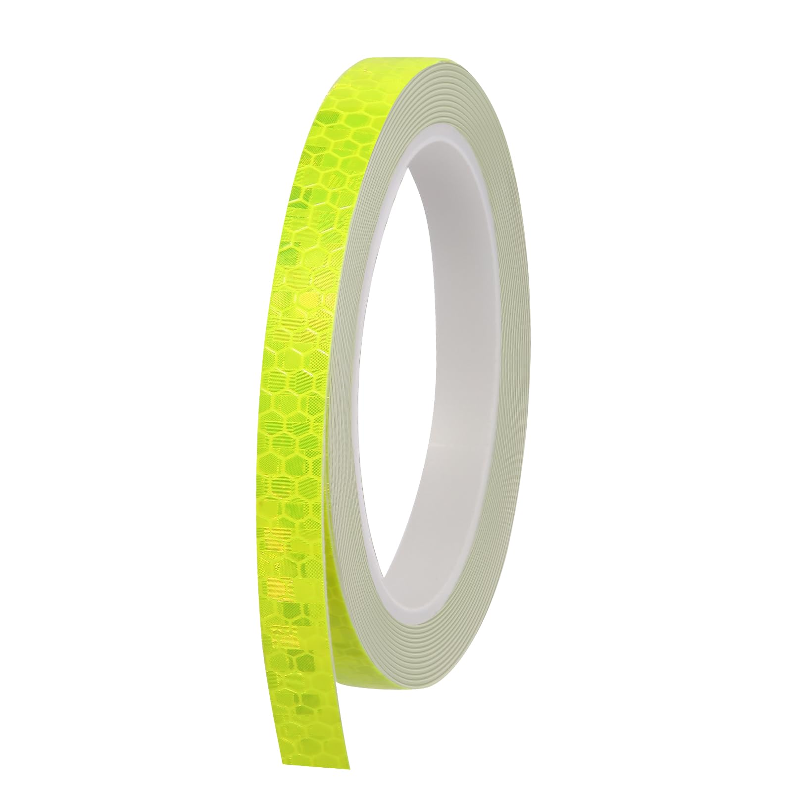 Neon Bicycle Reflective Tape 0.4Inch x 33Ft Waterproof Self Adhesive ...
