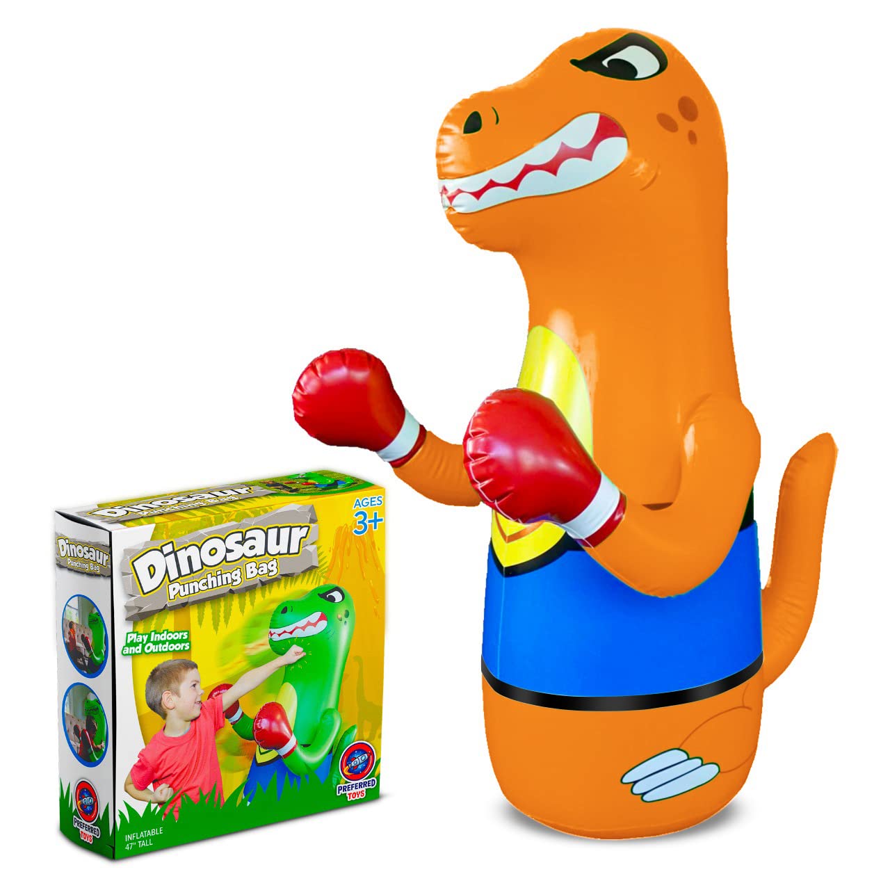 Snapklik.com : PREFERRED TOYS - Inflatable Punching Bag For Kids - Bop ...