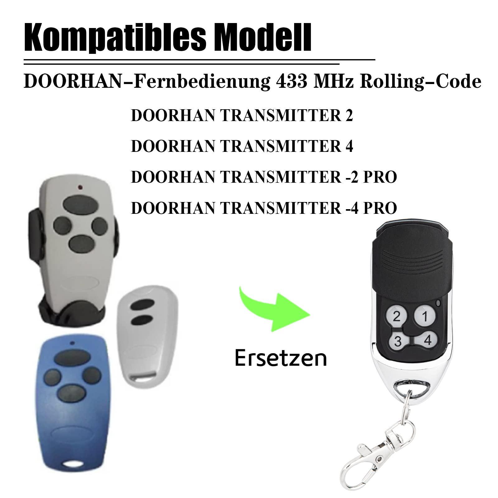 433mhz Doorhan Universal Remote Control Doorhan Doorhan Transmitter 2