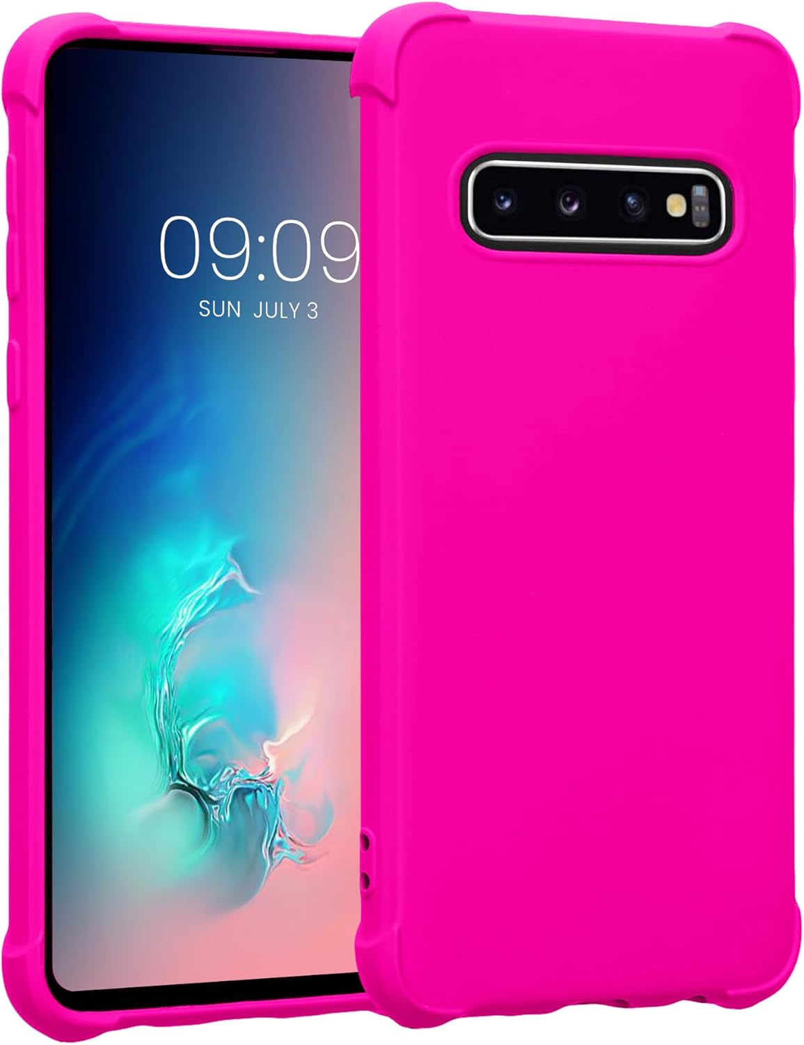 Amazon.com: KIOMY Case for Samsung Galaxy S10 Airbag Corners Shockproof ...