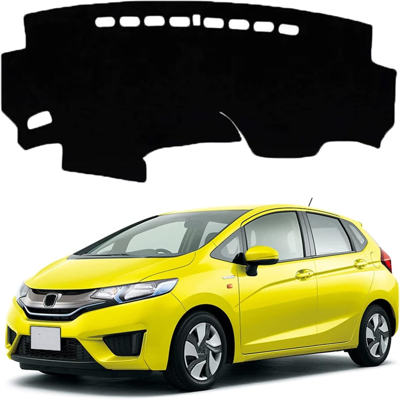 Amazon | WeCar ダッシュボードマット ホンダ 新型フィット GK3 GK4 GK5 GK6（2013年9月～） 専用 ダッシュマット ダッシュボードカバー 紫外線パッド ズレ防止 ...