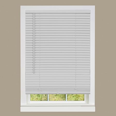 Amazon.com: Cordless Window Mini Blinds 1" Slats Room Darkening Vinyl ...