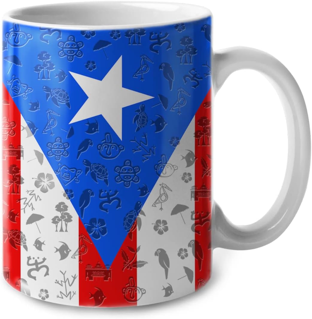 Amazon.com | Personalized Puerto Rico Stainless Steel Insulated Tumbler ...