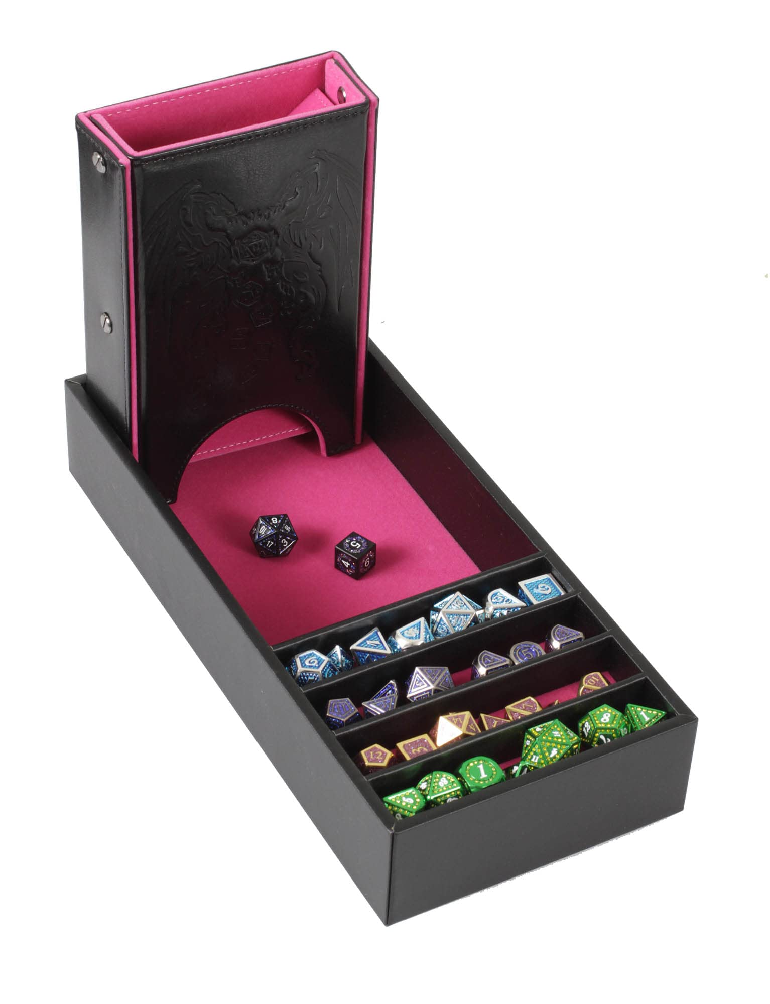 Amazon.com: Forged Dice Co. Citadel Dice Tray and Dice Tower - DnD Dice ...