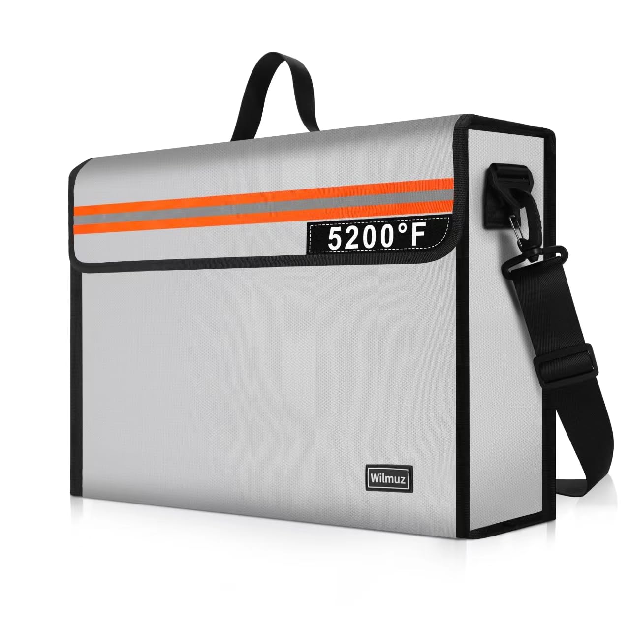 Amazon.com: Wilmuz Fire Proof File Box for Documents with Shoulder ...