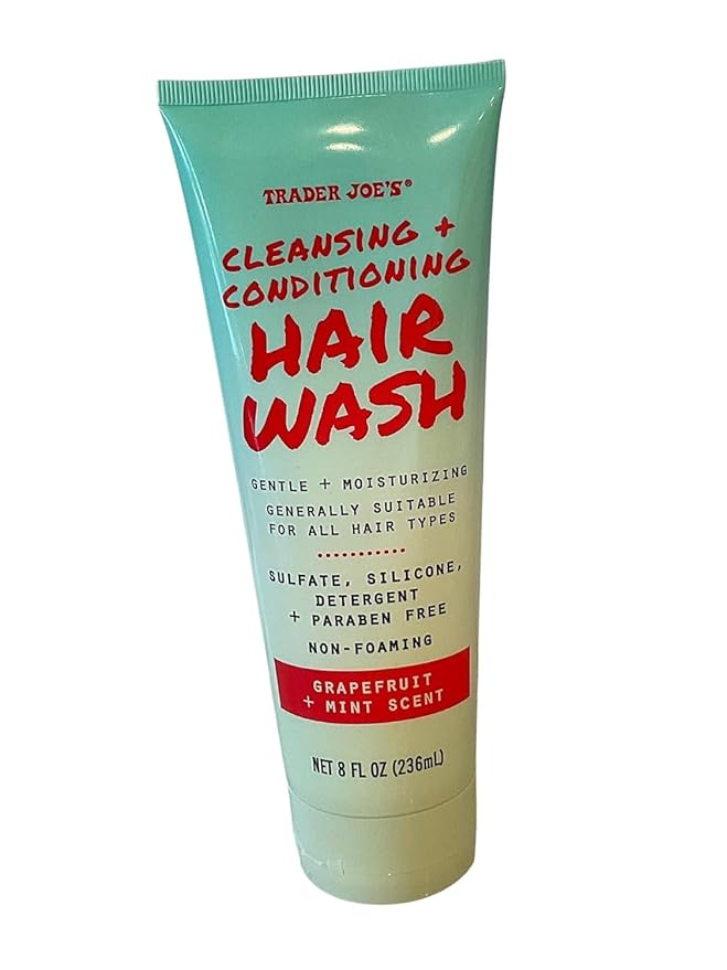 Amazon.com : Trader Joe’s Cleansing + Conditioning Hair Wash Net 8 Fl Oz (236 ml) : Beauty ...