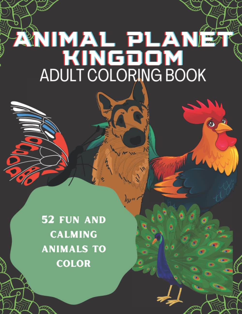 Animal Planet Kingdom Adult Coloring Book: An Animal Adult Coloring ...