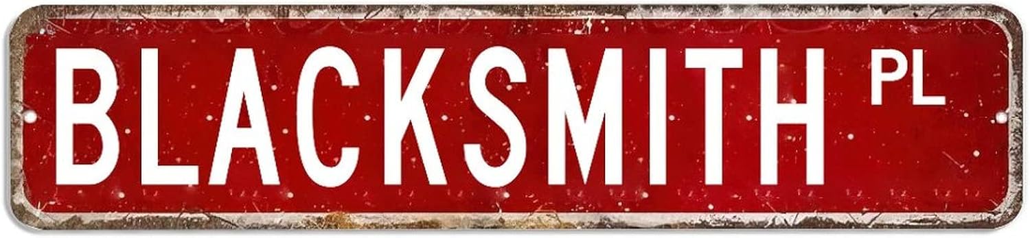 Blacksmith Signs Blacksmith Metal Signs Occupation Street Signs ...