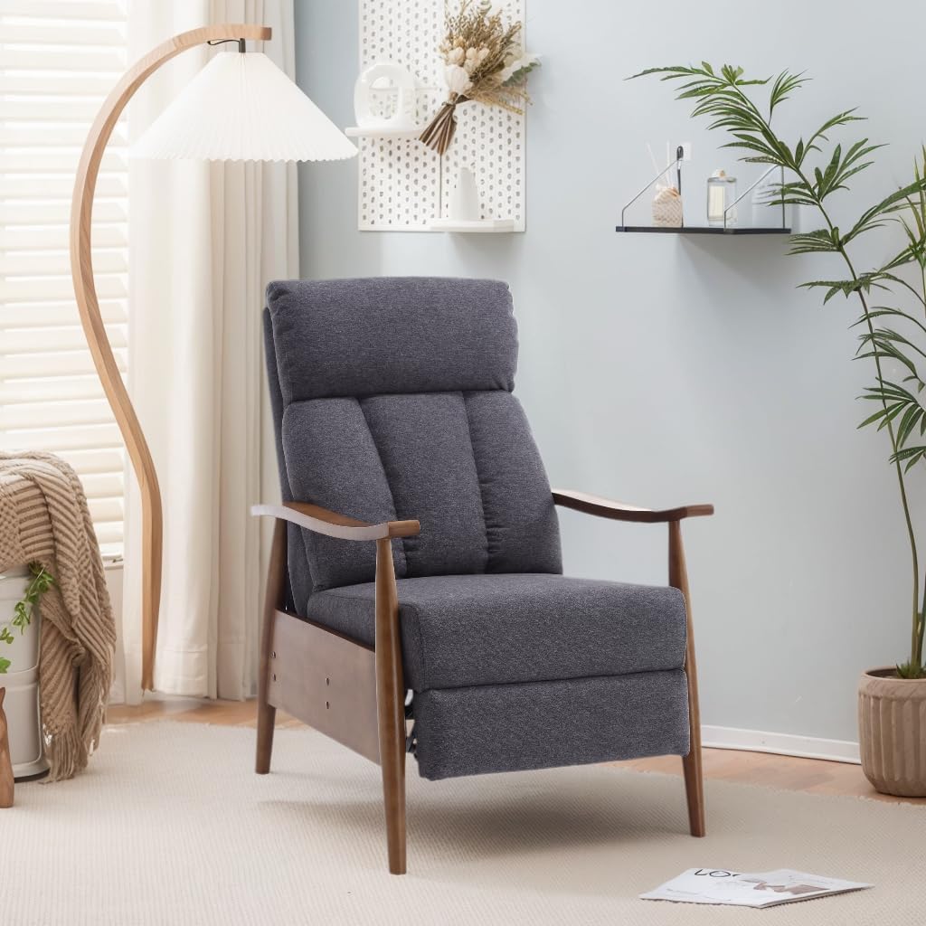 Amazon.com: SmartEdge Accent Chair Comfy High Back Recliner Chair with ...