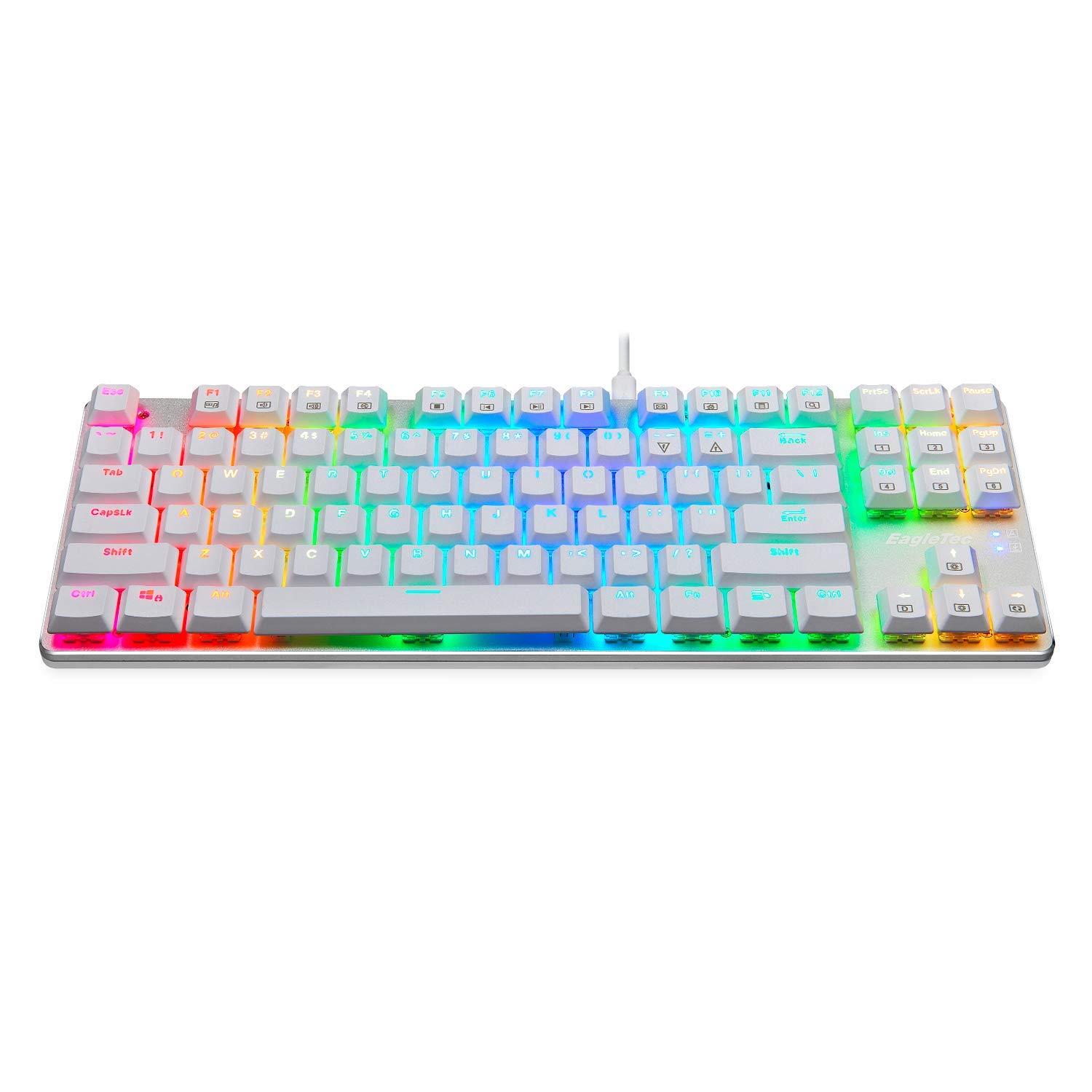 Snapklik.com : EagleTec KG061-BR RGB Backlit Mechanical Gaming Keyboard ...