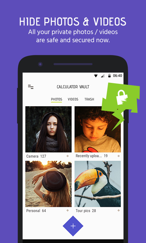 Calculator vault - Photo & Video Gallery locker - App on Amazon Appstore
