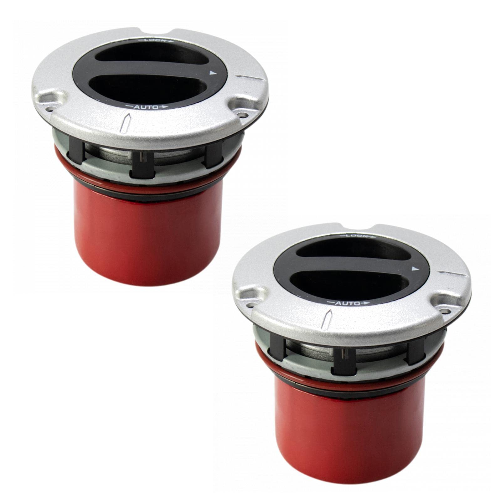 TRQ 2pc Auto Locking Hub Set Pair Direct Fit for Ford F250 F350 Super Duty