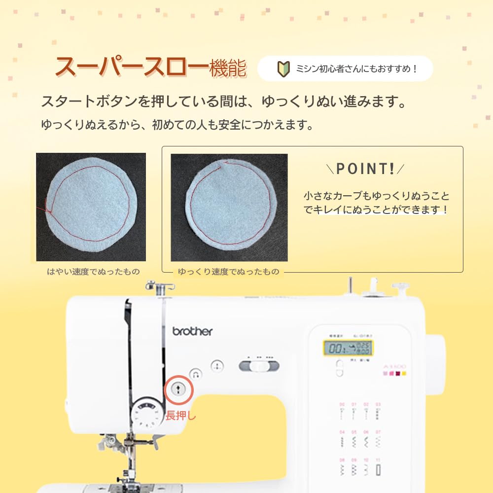 Amazon | A3300 コンピュータミシン 初心者向け 全自動ボタン穴かがり