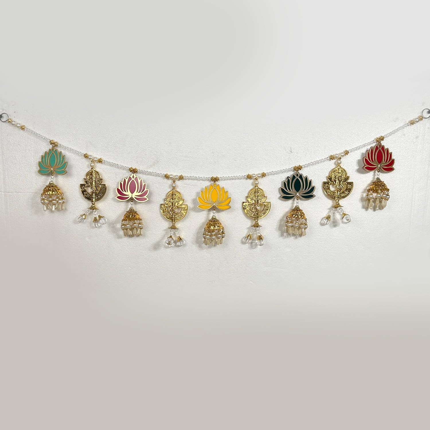 Buy TIED RIBBONS Toran for Main Door | Lotus Toran for Door Indian ...