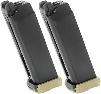 Amazon | APS製パーツ2枚23発装弾数Co2二酸化炭素金属マガジンためにAPS ACP601 ACP606 A-CAP Z1-CAP ...