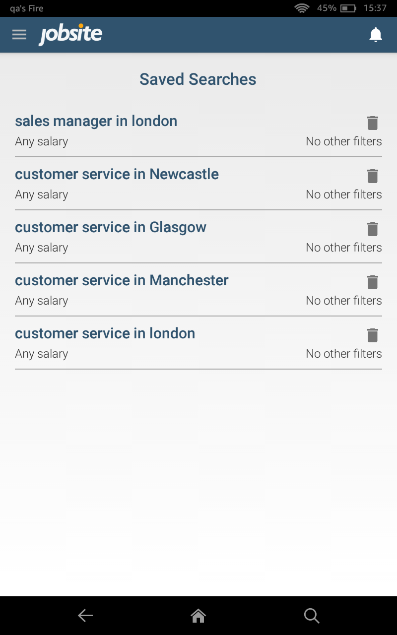 Jobsite Jobs - App on the Amazon Appstore