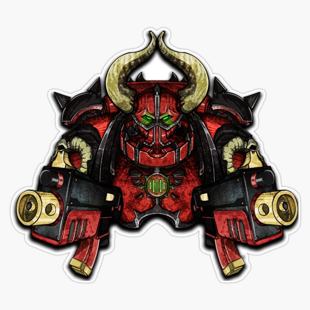 Amazon.com: Chaos Space Marine Sticker Bumper Sticker Vinyl Decal 5 ...