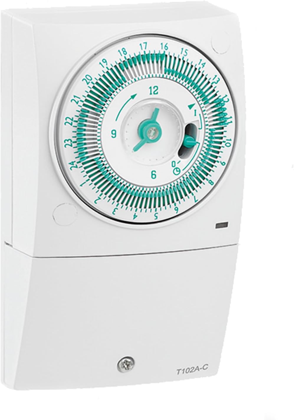 Greenbrook 24 Hr Mechanical Timer Analogue Clock Face (96 Per Day ...