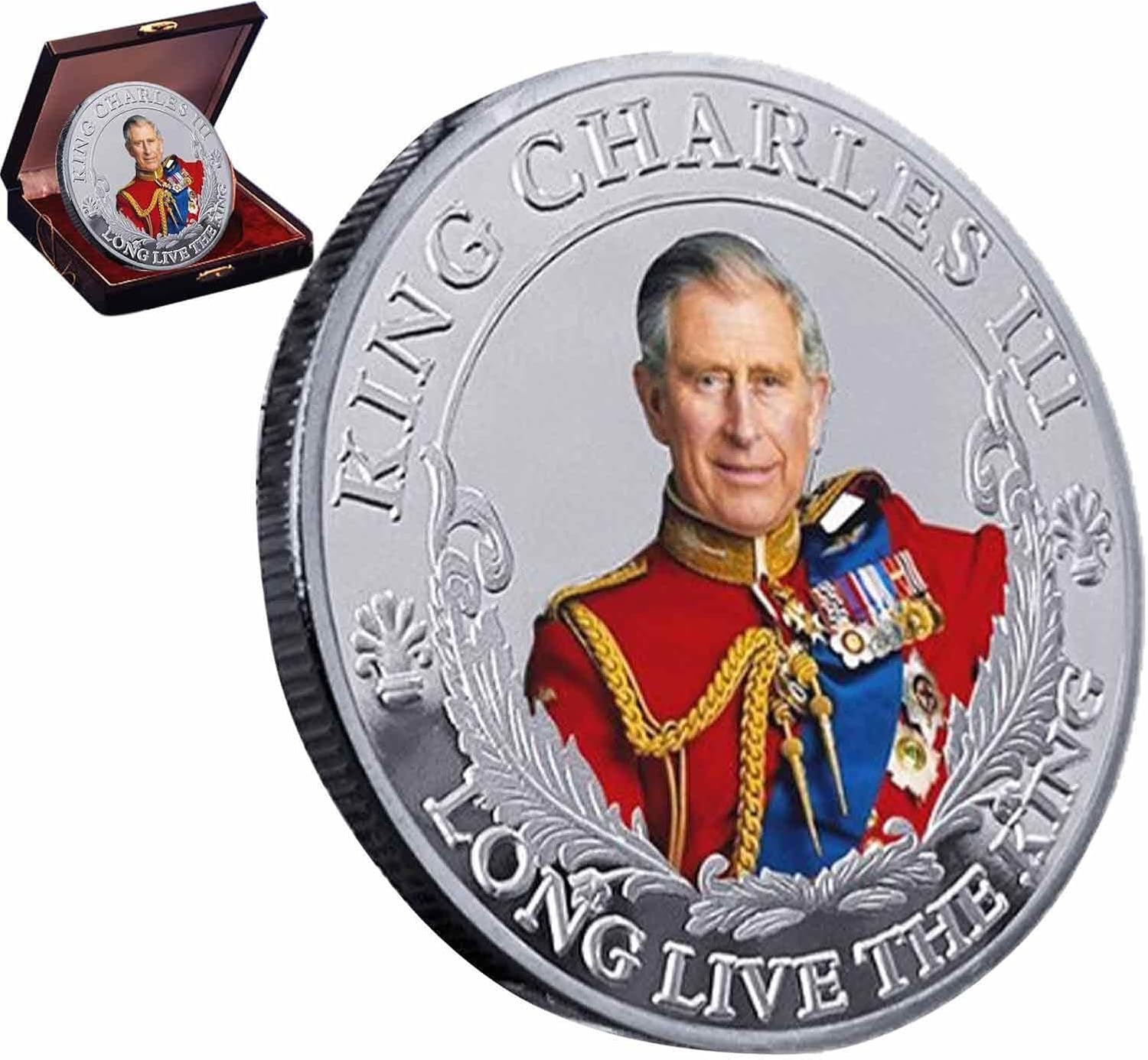King Charles III Commemorative Coin - Antioxidant Metal Collectible for ...