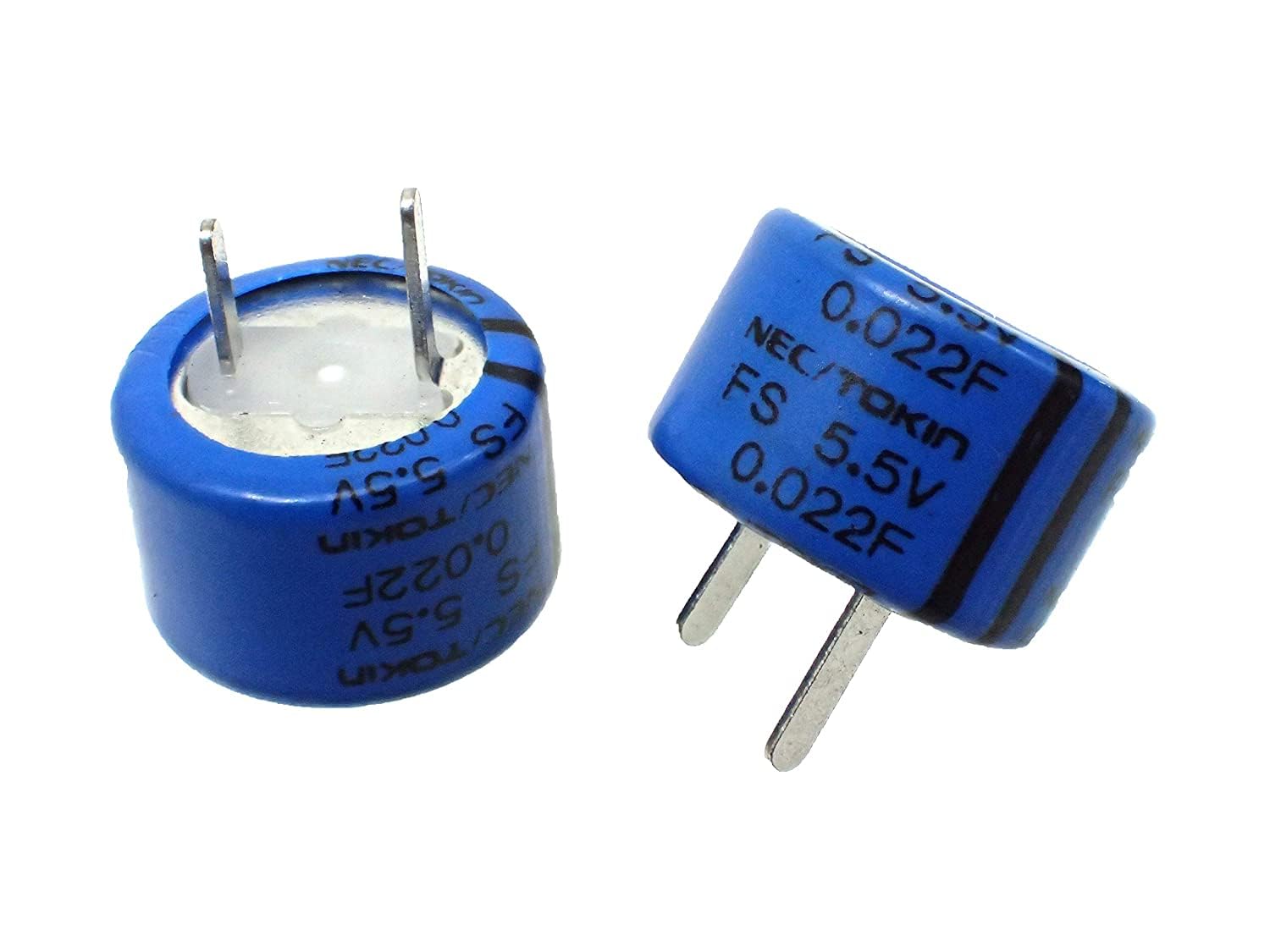 Amazon | NEC/TOKIN 標準品 電気二重層コンデンサ 5.5V 0.022F 70℃ スーパーキャパシタ FSシリーズ ...