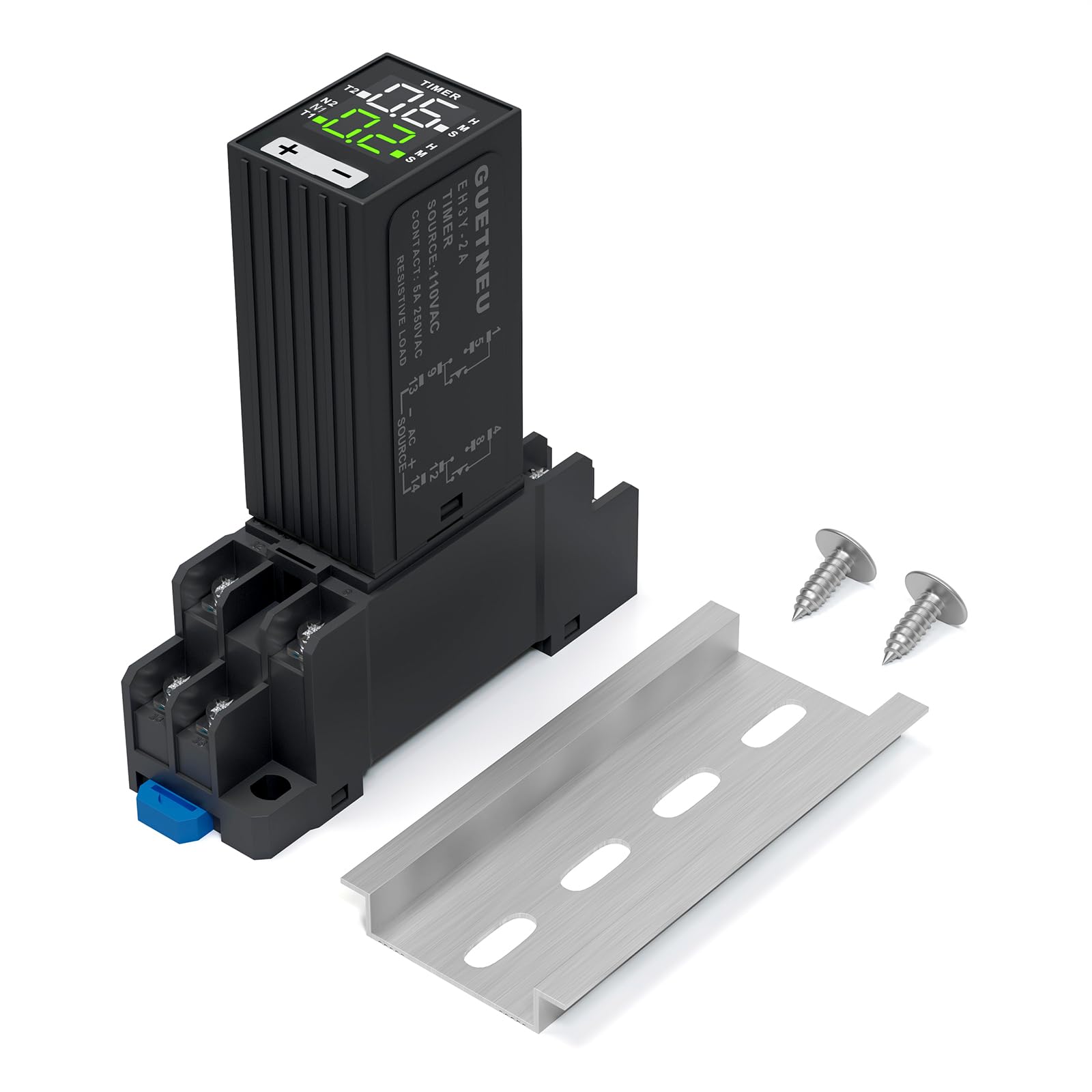Snapklik.com : GUETNEU LCD Digital Display Time Relay, Time Control ...