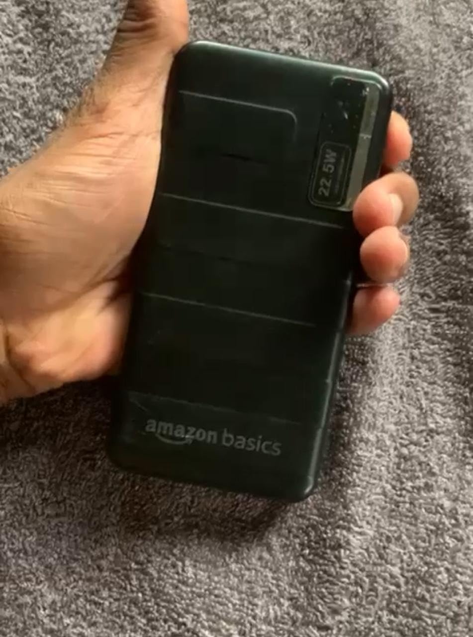 Amazon Basics 10000mAh 22.5W Power Bank Black : Amazon.in: Electronics