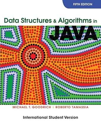 Data Structures and Algorithms in Java : Goodrich, Michael T., Tamassia ...