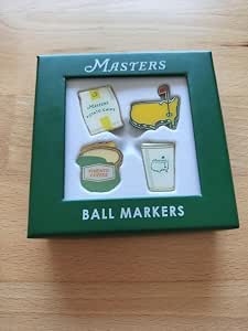 Amazon.com: 2023 Masters Golf Ball Marker Set of 4 : Sports & Outdoors