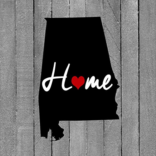 Amazon.com: State of Alabama Themed Home Decor on Canvas by Artist ...