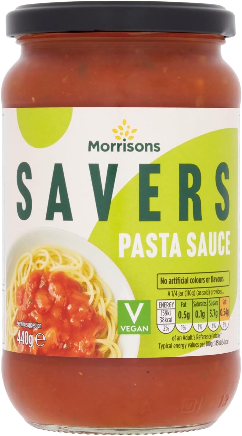 Morrisons Savers Pasta Sauce, 440g : Amazon.co.uk: Grocery