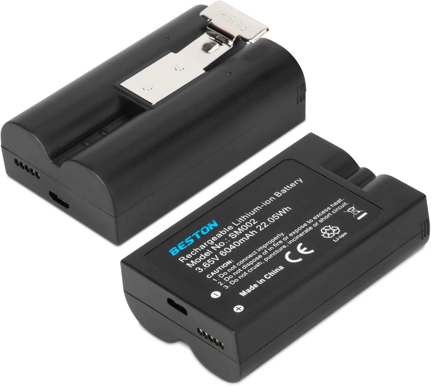 Amazon.com: BESTON 2 Pack Replacement Battery Packs for Ring-Doorbell ...