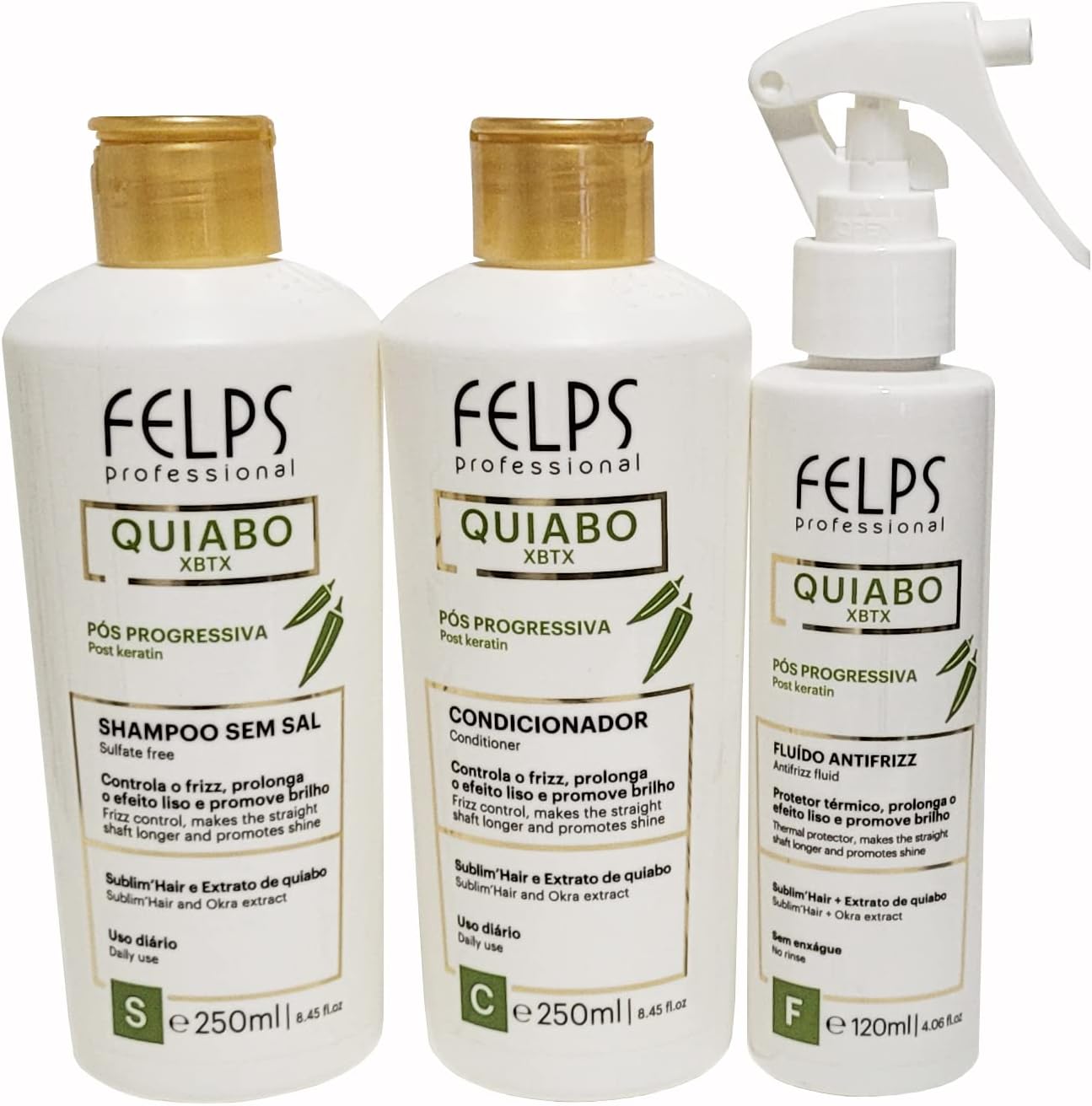 Felps Quiabo Xbtx Pós Progressiva Kit 3X1, Felps Professionnel | Amazon ...