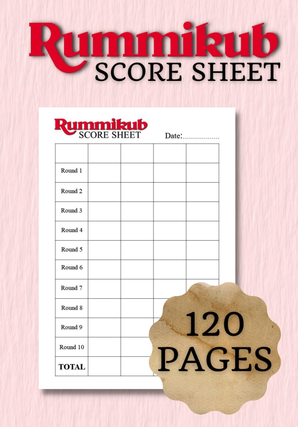 Rummikub Score Sheet: Track Your Rummikub Scores with Ease—Perfect for ...