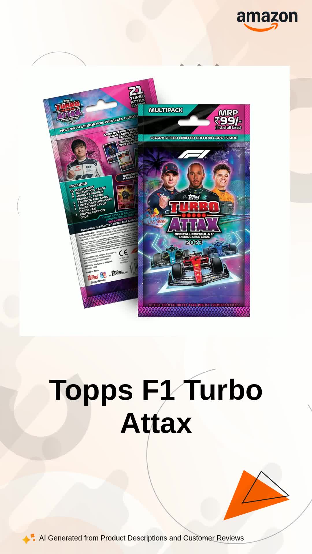 Watch Topps F1 Turbo Attax on Amazon Live