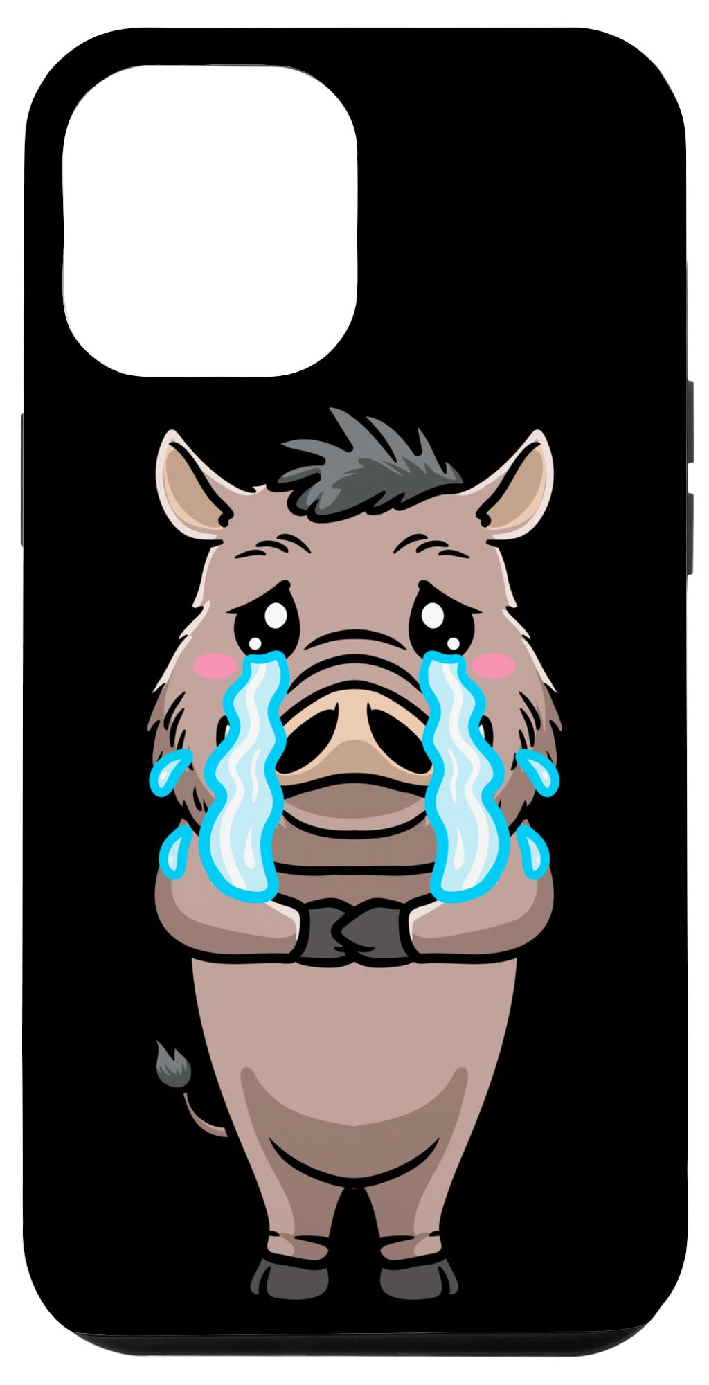 Sad Crying Pig Cartoon