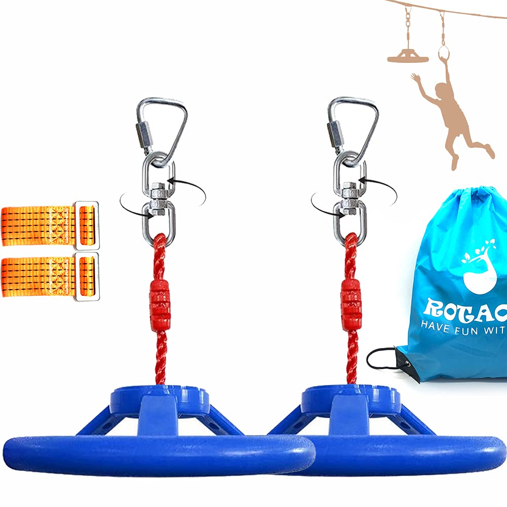 Buy ROTAONY 2 Pack Ninja Monkey Wheel Obstacle for Kids, Jungle Gym 360 ...