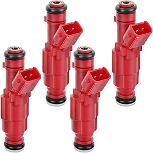 Amazon.com: 4Pcs Fuel Injector for Hyundai Elantra Kia Forte Soul L4 1 ...