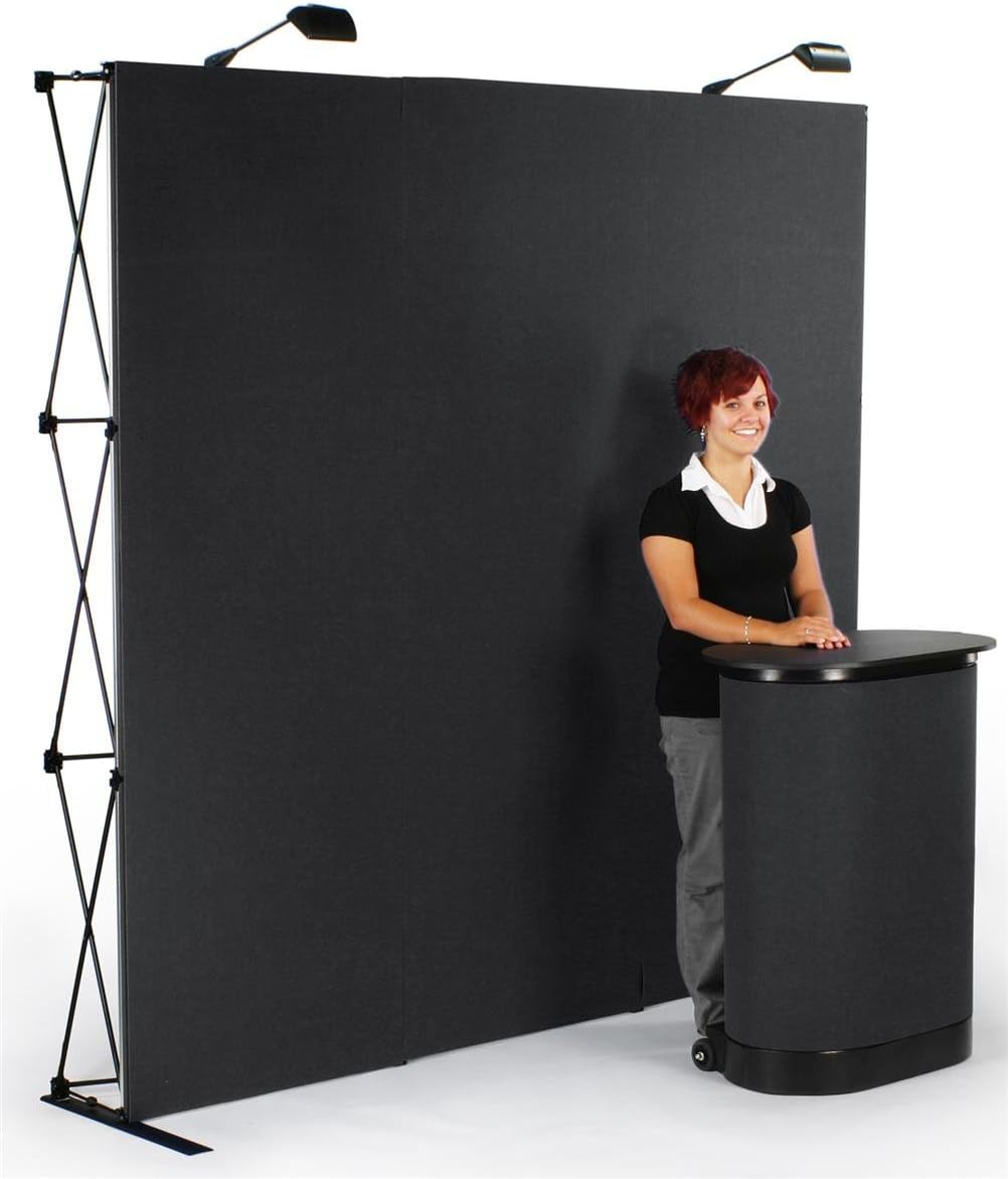 Amazon.com : Displays2go Trade Show Display Booth, Straight 88 Inch ...