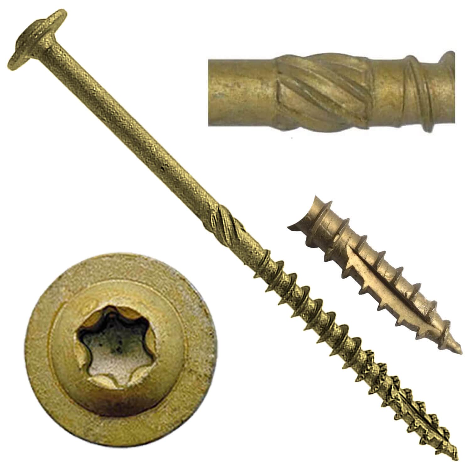 Snapklik.com : Jake Sales #14 X 4" Construction Lag Screw Exterior ...