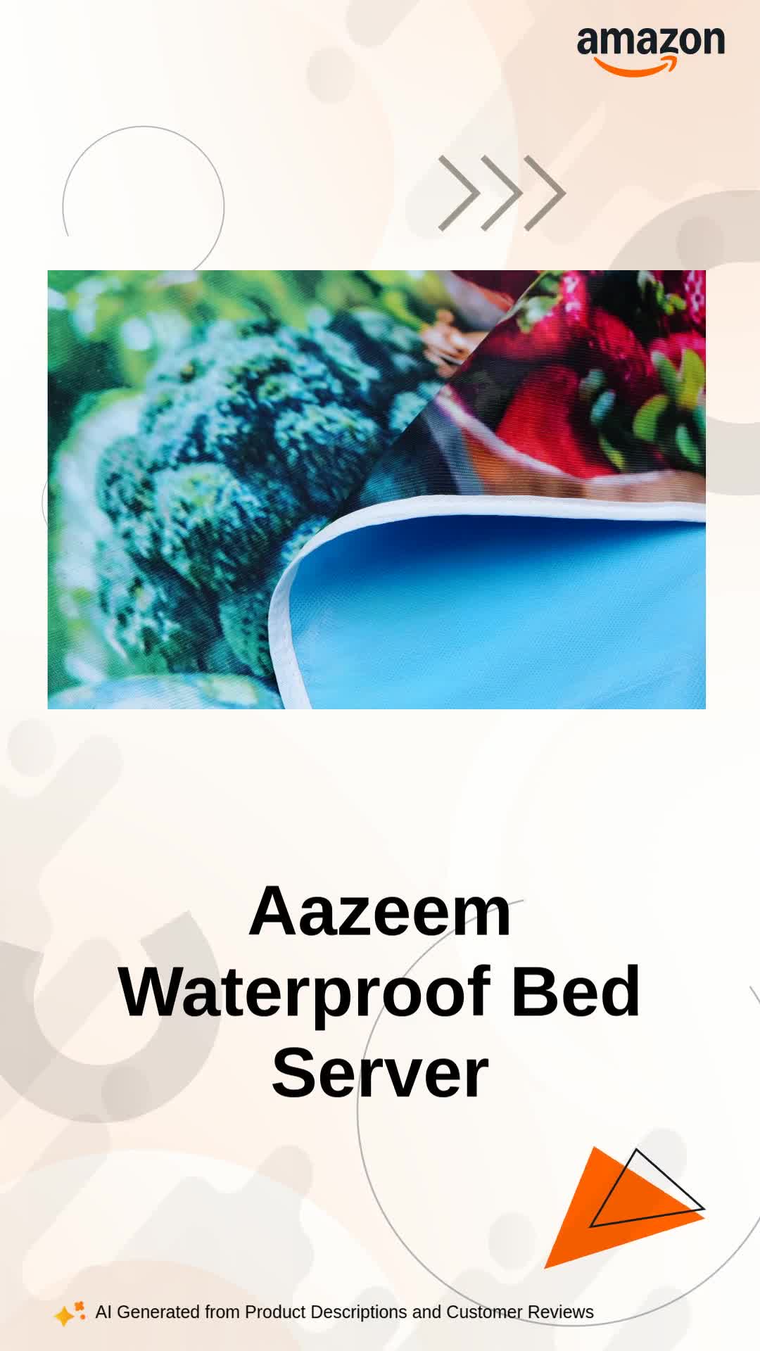 Watch Aazeem Waterproof Bed Server on Amazon Live
