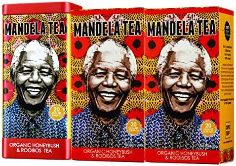 Amazon.com : Mandela Tea Organic Honeybush & Rooibos Tea (60 Bags ...