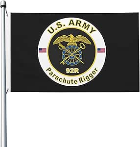 Amazon.com : US Army MOS 92R Parachute Rigger Flag Double Sided Flag ...
