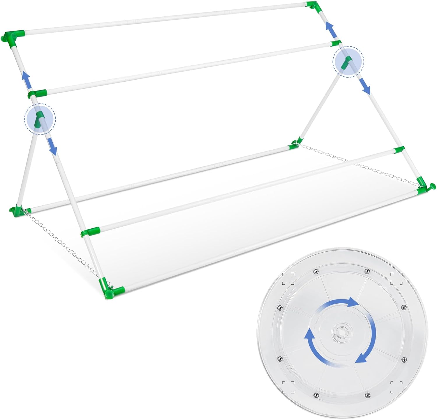 Amazon.com: MICEPLAY 2-in-1 Tilting & Rotating Puzzle Board Base ...
