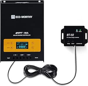 ECO-WORTHY 60A MPPT Solar Charge Controller 12V/24V/36V/48V DC Input ...