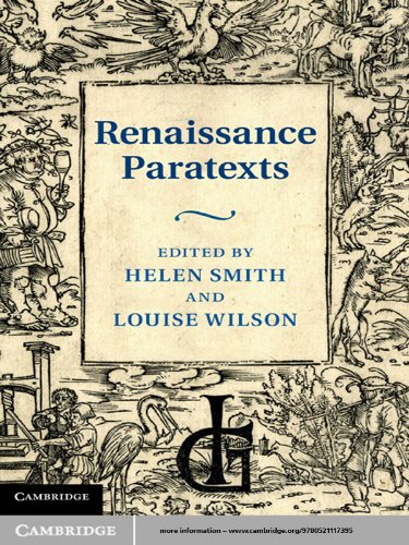 Amazon.com: Renaissance Paratexts eBook : Smith, Helen, Wilson, Louise ...