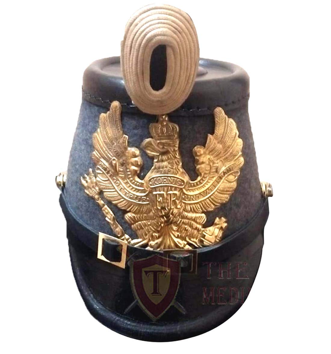Buy Prussian Shako Helmet for Officer Ranks of The Jager Batallion ...