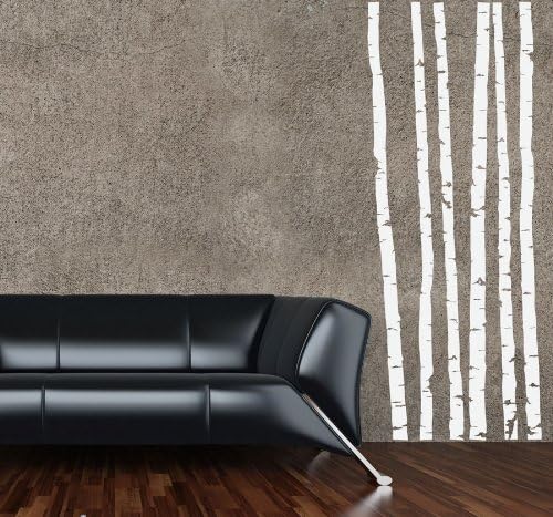 Amazon.com: Birch Tree Trunk Wall Decal 60" Tall White : Tools & Home ...