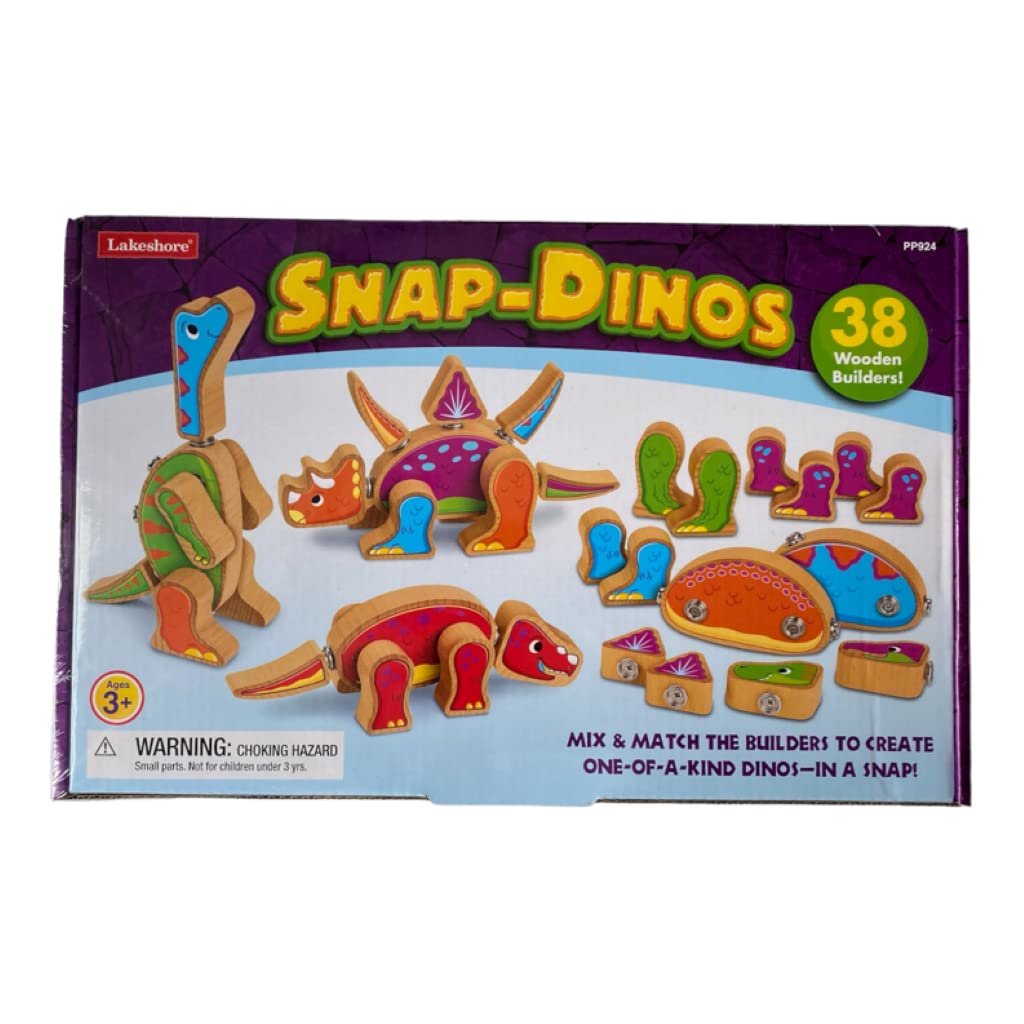 Amazon.com: Lakeshore SNAP-Dinos : Toys & Games