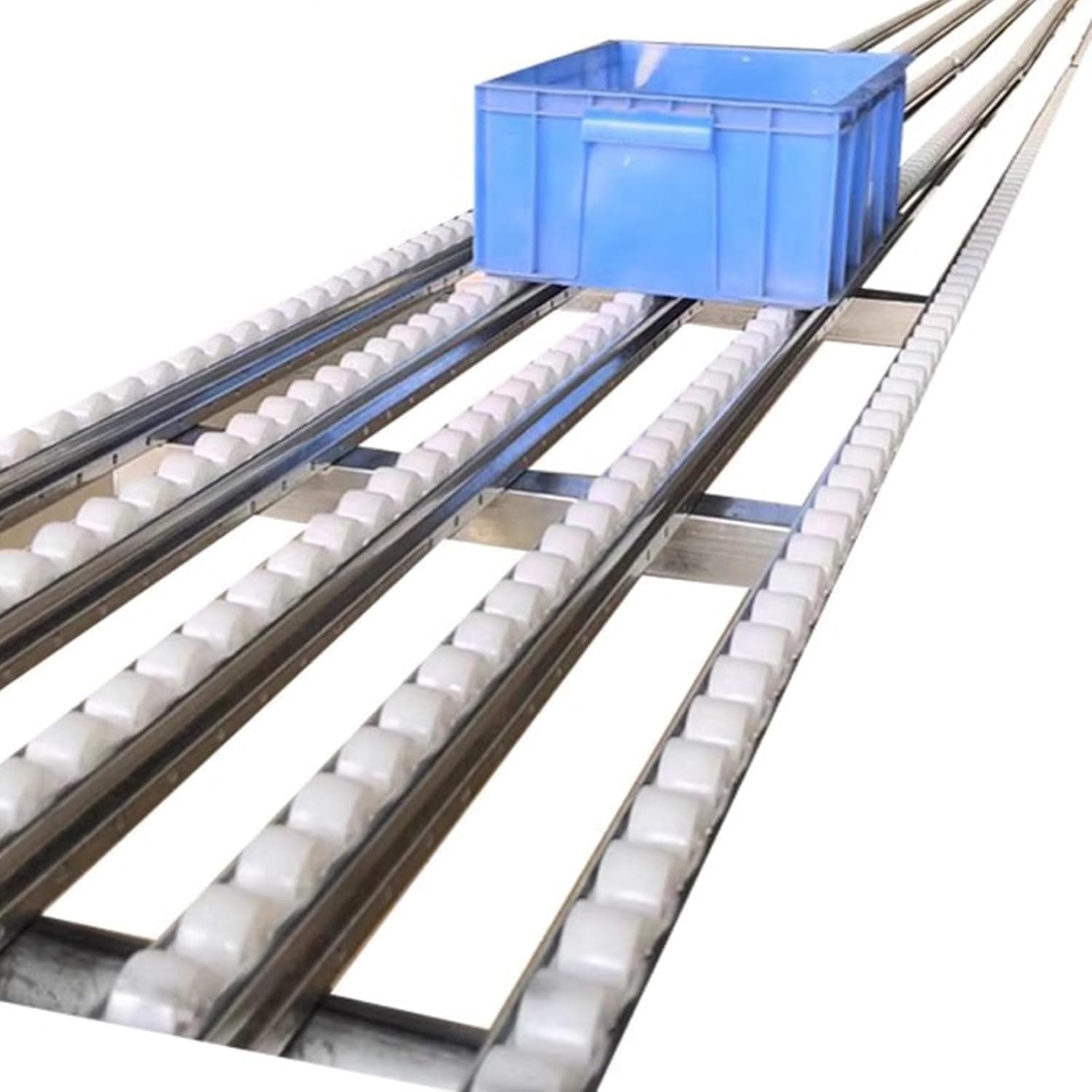 LNNW Gravity Conveyor Unpowered Roller Conveyor Slides, Anti-rust Frame ...