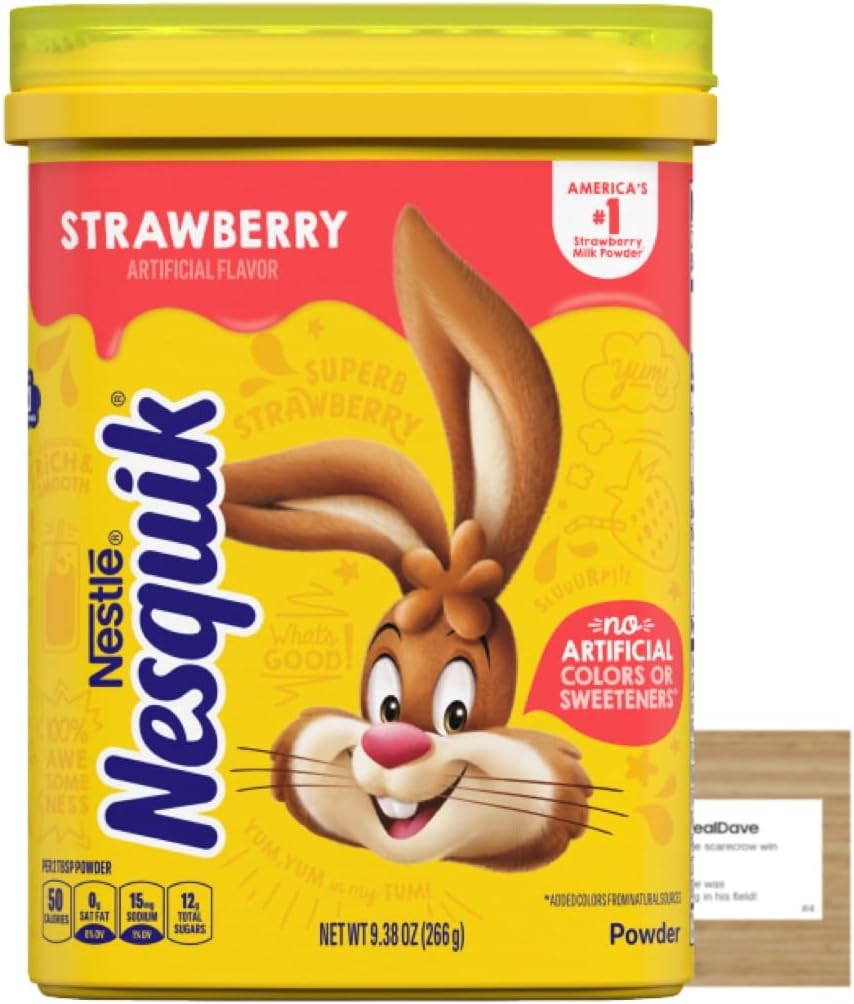Amazon.com: NESTLE NESQUIK No Sugar Added Chocolate Flavored Powder 16 ...